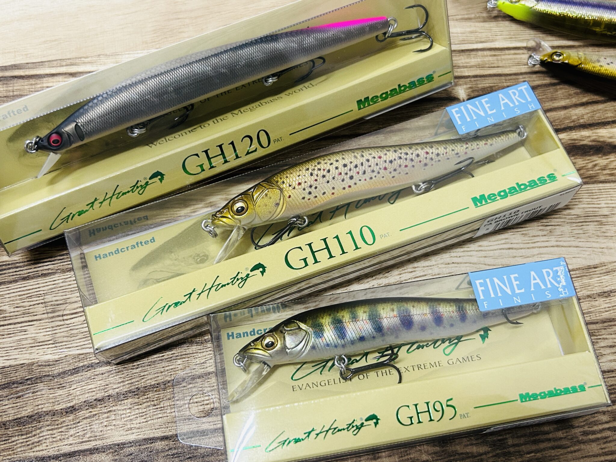 【Megabass 新作ルアー】GH95/GH110/GH120待望のトラウトルアーが入荷！ - 道東の釣りならブルーマリン道東の釣りならブルーマリン